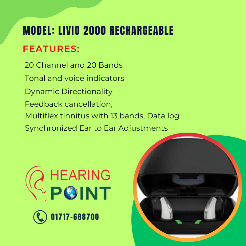 Starkey Livio 2000 Rechargeable RIC - Hearing Point